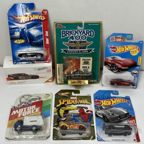 Hot Wheels | Toys | Hot Wheels Lot Nascar Oval Drive Shelby Cobra Mazda ...